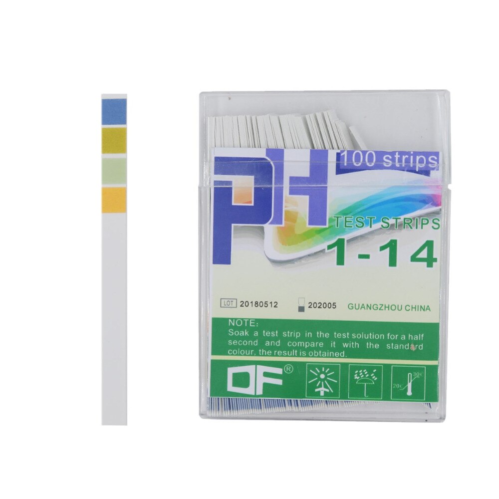 100 Strips all kinds of PH Test Strips Range 0-14 ... – Vicedeal