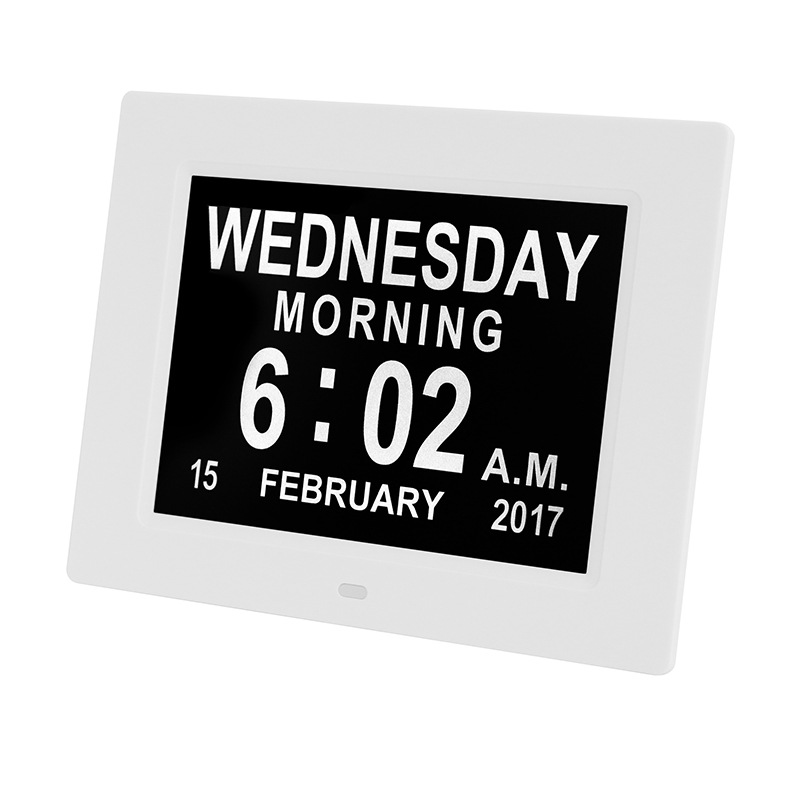 LBER Clock Calendar with Date Day Hour 8 Inch Led ... – Grandado