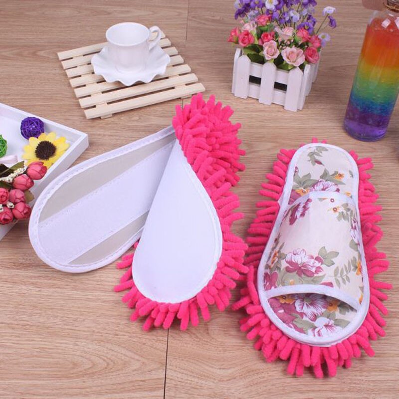 Lazy Cleaning Foot Cleaner Shoe Mop Slipper Microf... – Grandado