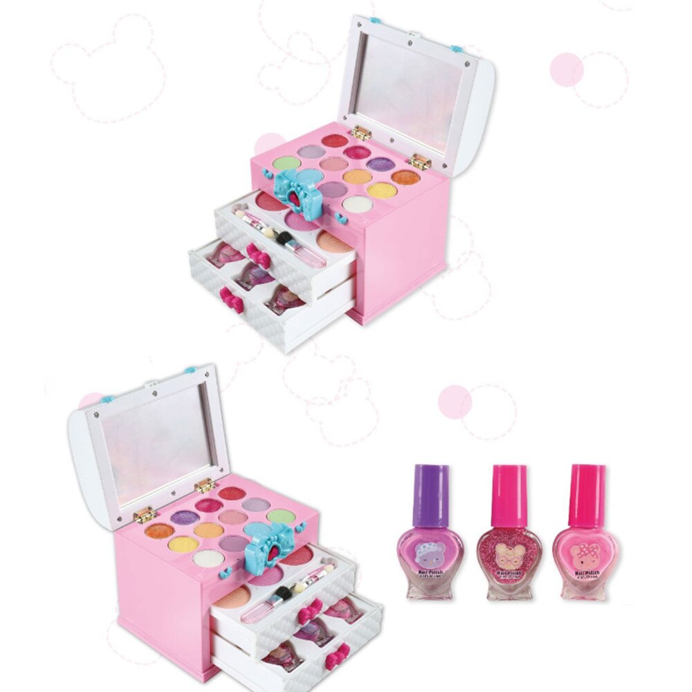 Portable Non-Toxic Children's Cosmetics Toy Kids P... – Grandado