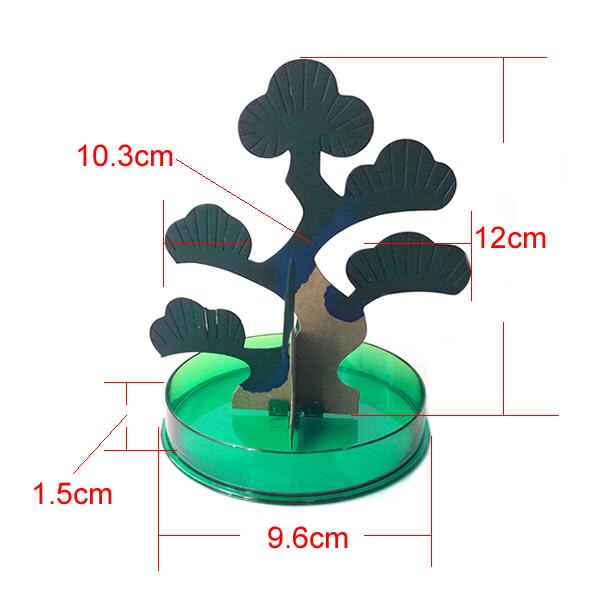 14x13cm Visual DIY Green Magic Growing Paper Bonsa... – Grandado