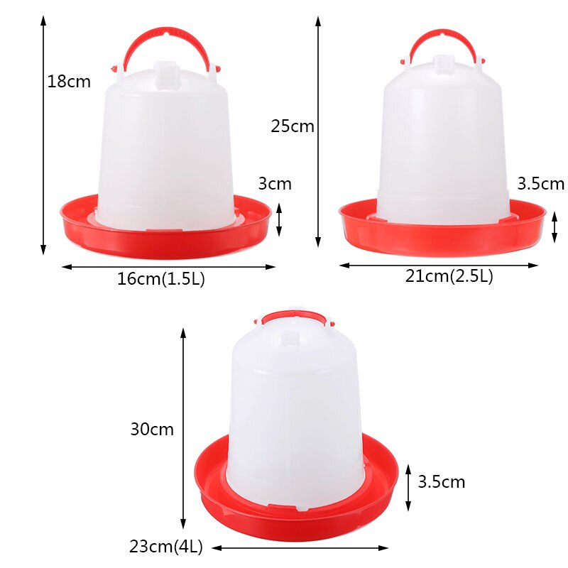 1pc Chicken Drinker Poultry Chick Hen Bantam Food ... – Grandado