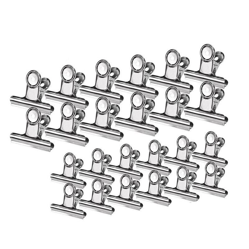 24 Pcs Stainless Steel Heavy Duty Food Hinge Clips... – Vicedeal
