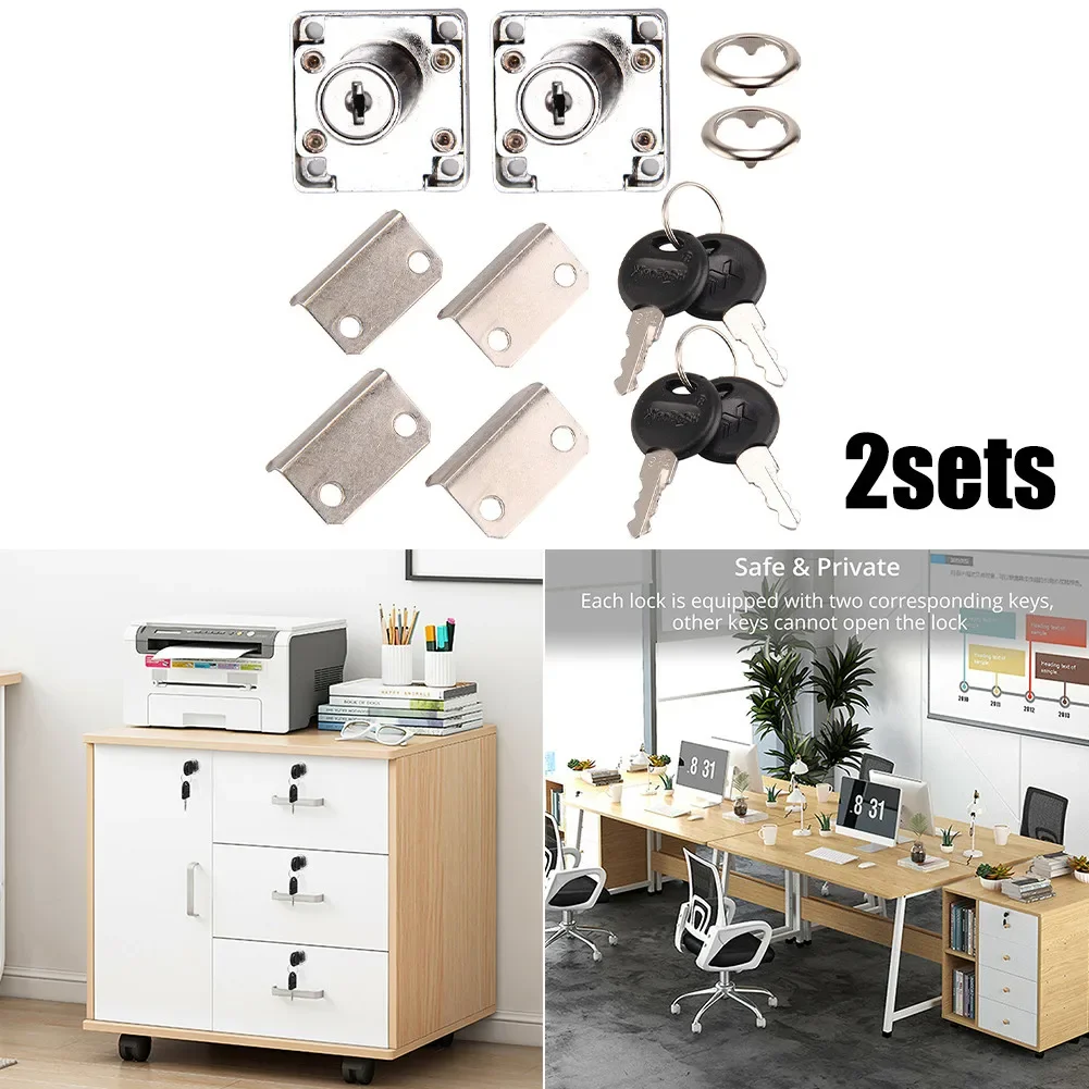 2 Stuks Stalen Cam Lade Slot Deur Meubelkast Brief... – Vicedeal