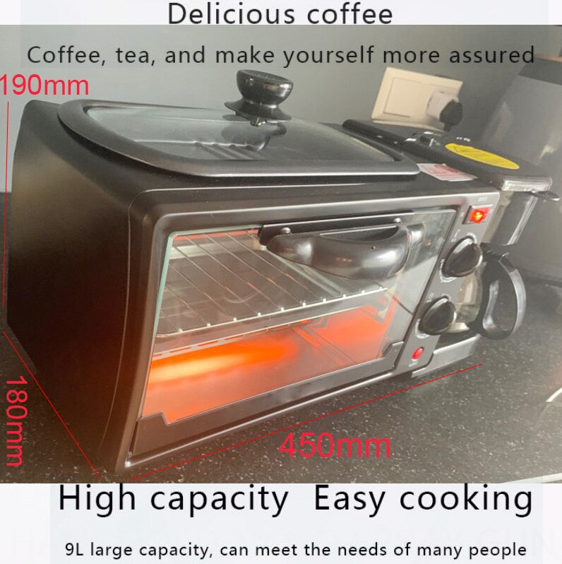 3 In 1 Electric Breakfast Machine Multifunction Co... – Grandado