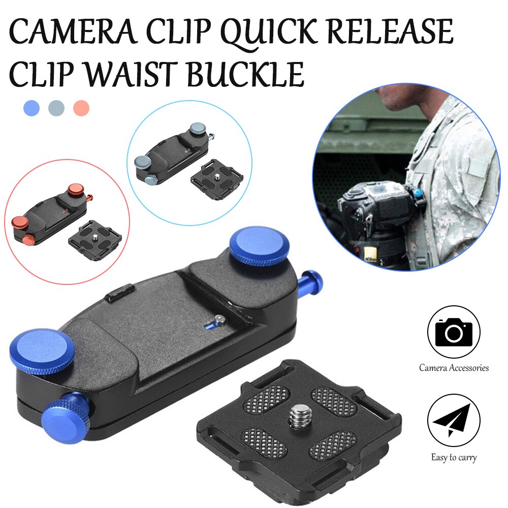 Camera Clip Aluminum Alloy Quick Release Clip Capt... – Grandado