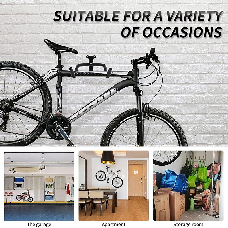 Bike Hanger Fiets Muur Mount Bike Haak Houder Opbe... – Vicedeal