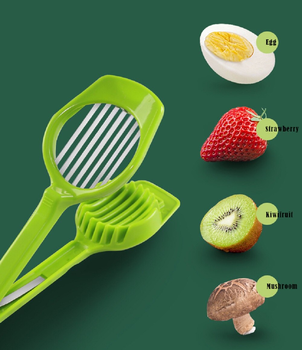 Mushroom Cut Egg Slicer Cutter Handheld Tomato Veg... – Grandado
