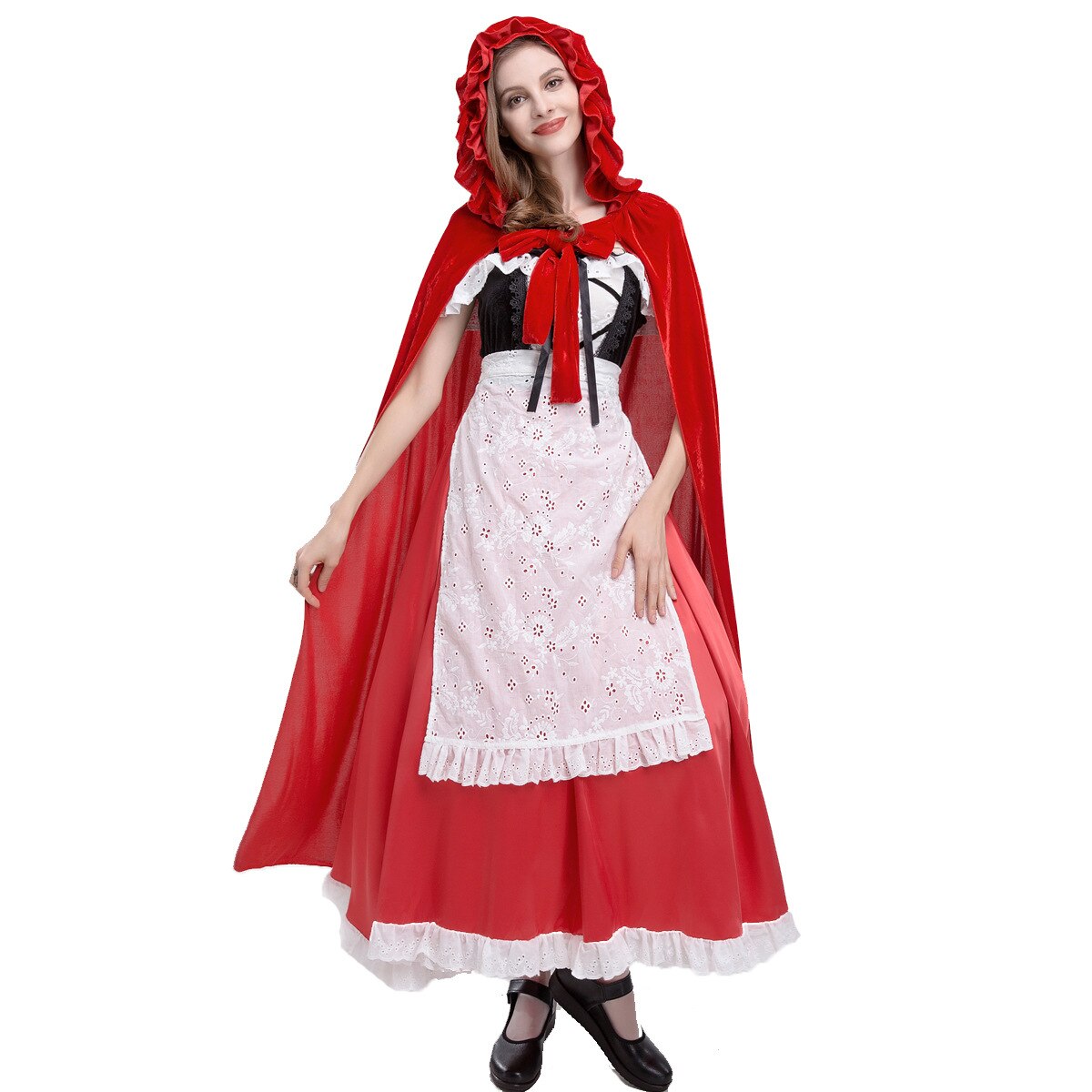 Little Red Riding Hood Costume cloak medieval vint... – Vicedeal