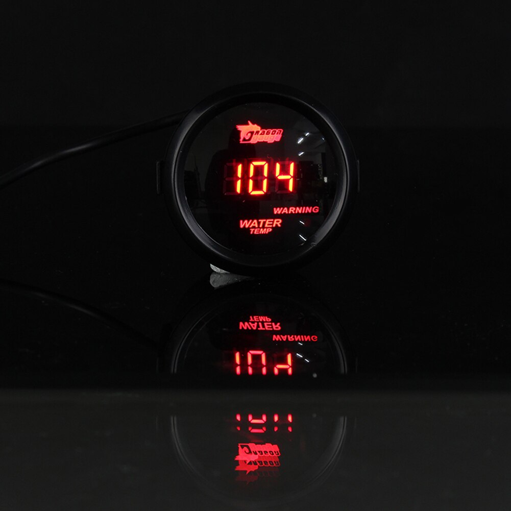 Car Black 52mm Red Digital LED Electronic Water Te... – Grandado