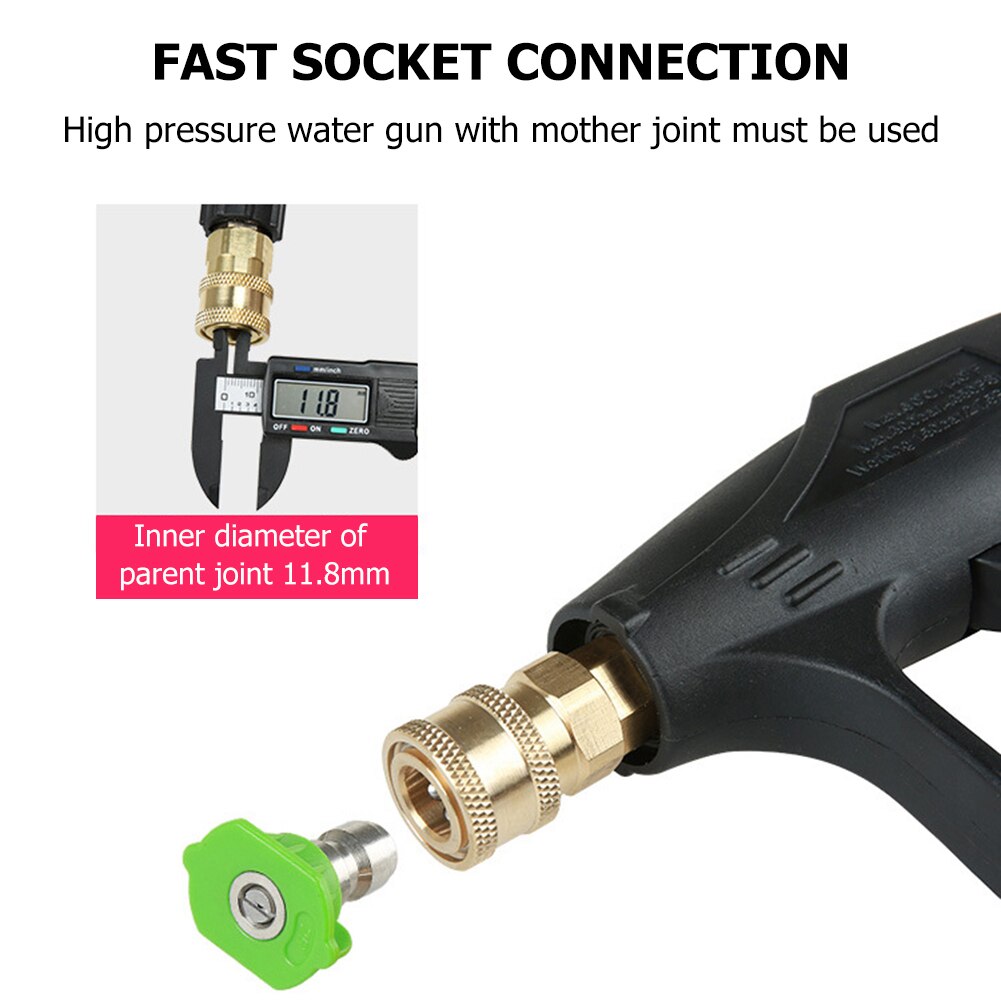 1/4" Car Pressure Washer Adapter Accessory Tu... – Grandado