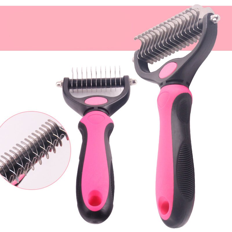 Hair Removal Comb for Dogs Cat Detangler Fur Trimm... – Grandado