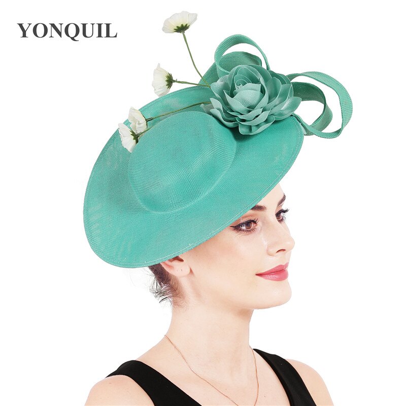 Emrald Green Bridal Wedding Hat Women Fascinators ... – Grandado