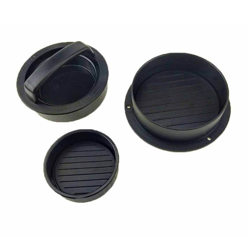 3 teile/satz Runde Form Hamburger Form Kunststoff ... – Grandado