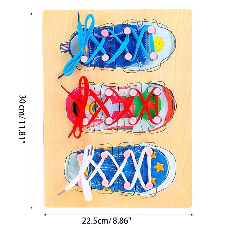 Brain Development Threading Toy Basic Life Skill L... – Grandado