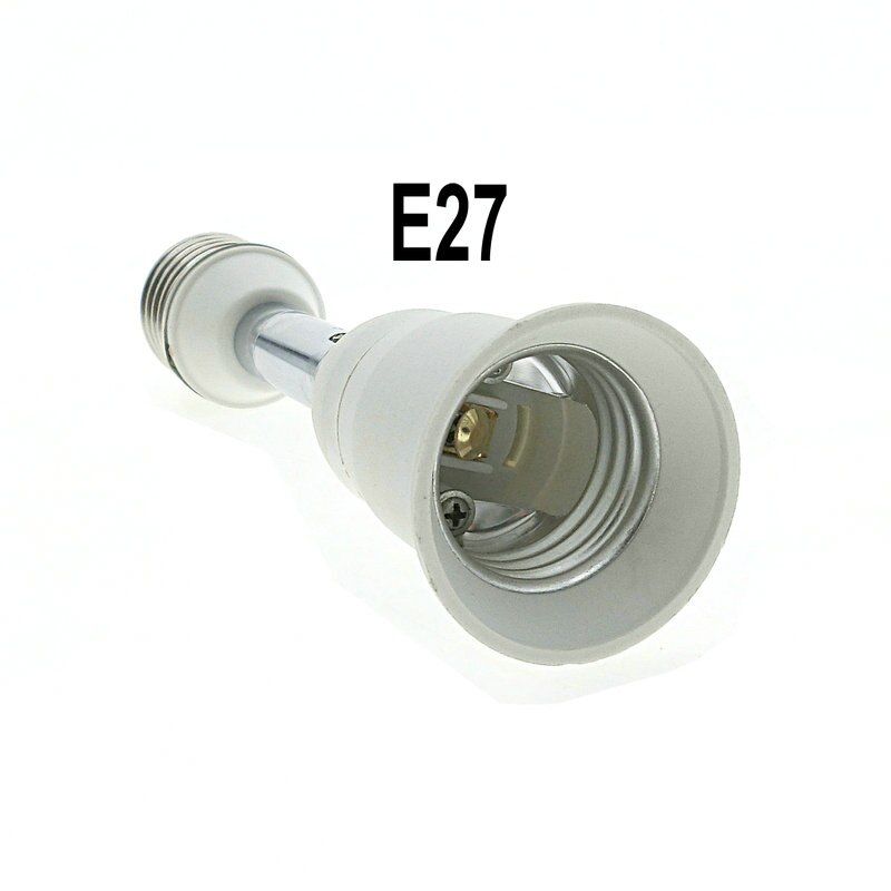 Lampeholder omformer 360 grader rotasjon e27 to e... – Vicedeal