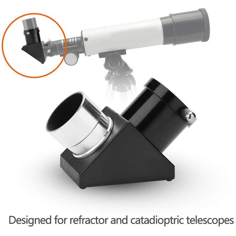 Diagonal Mirror,1.25inch 90 Degree Diagonal Adapte... – Grandado