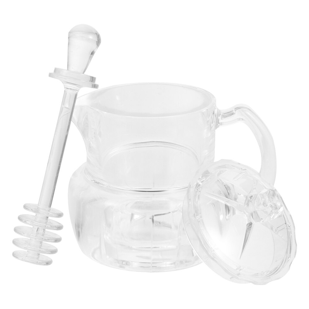 1 Set of Acylic Honey Container Syrup Sugar Pot wi... – Vicedeal