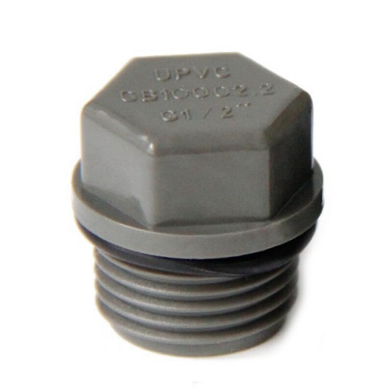5pcs 1/2 3/4 1 Inch Male Thread End Cap PVC Pipe P... – Grandado