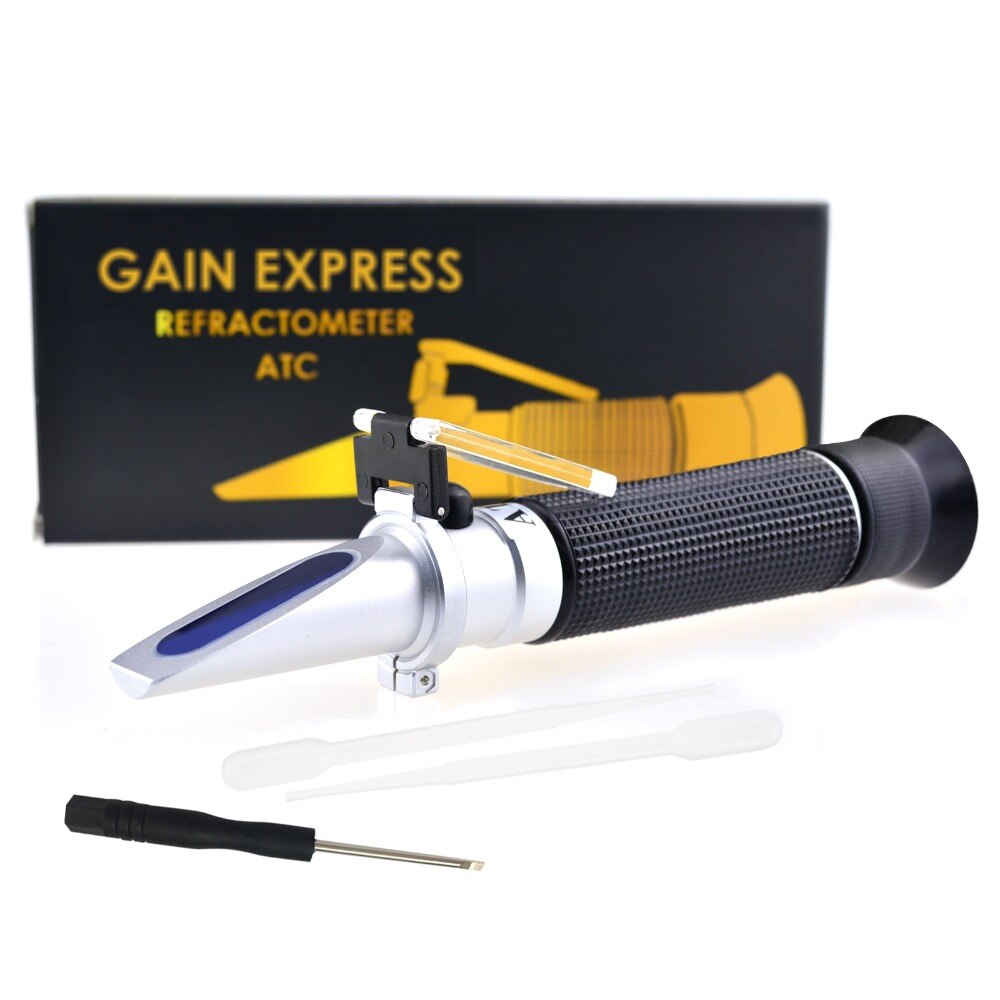 0-10% Brix Refractometer with ATC Low-Concentrated... – Grandado