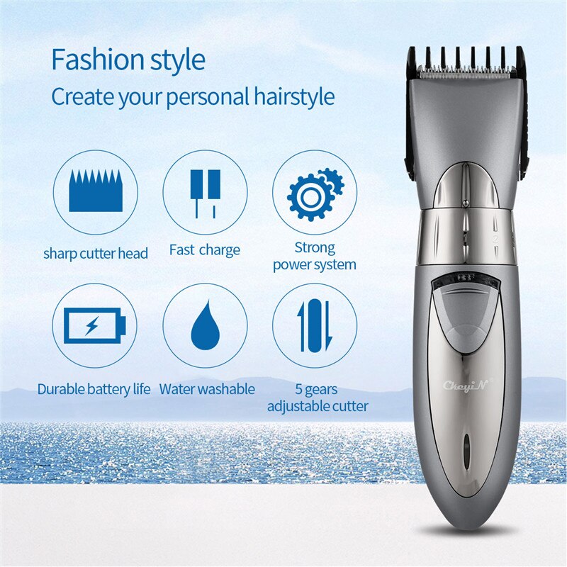 Barbershop Cordless Electric Hair Clipper Barber L... – Grandado