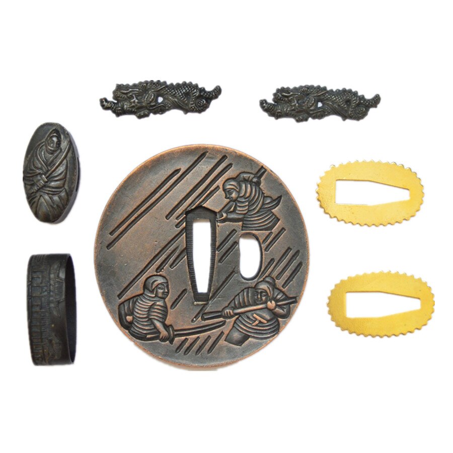 A Set Japanese Samurai Sword Katana/Wakizashi/Tant... – Grandado