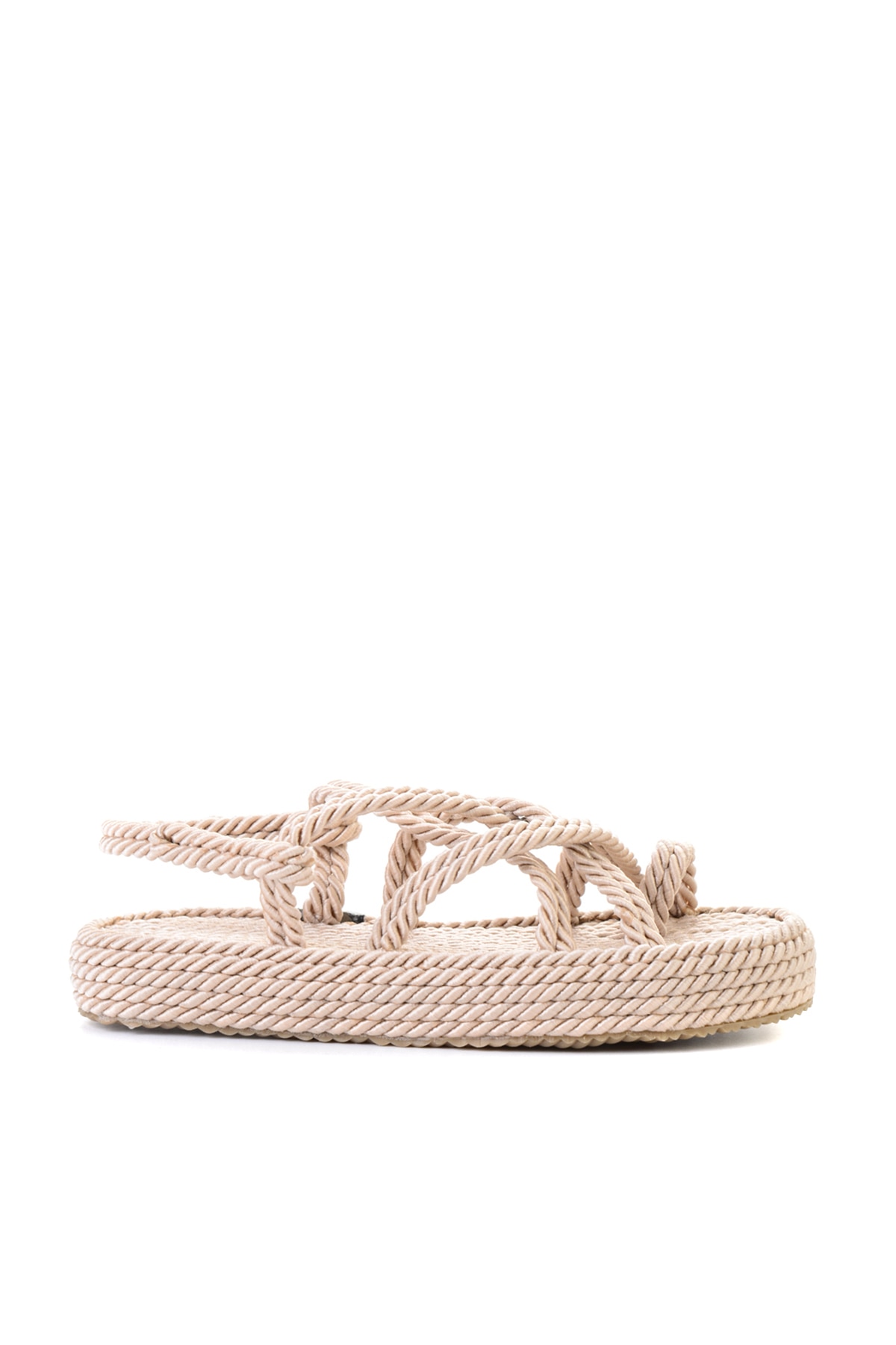 Women Sandal Summer All Rope Cross Strap Vegan Fri... – Grandado