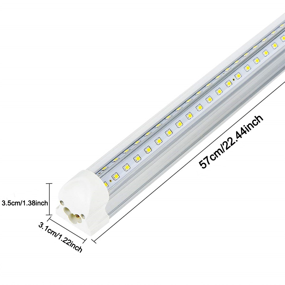 T8 LED Tube Light 20W LED Tube 570mm Lamp Bulbs AC... – Grandado