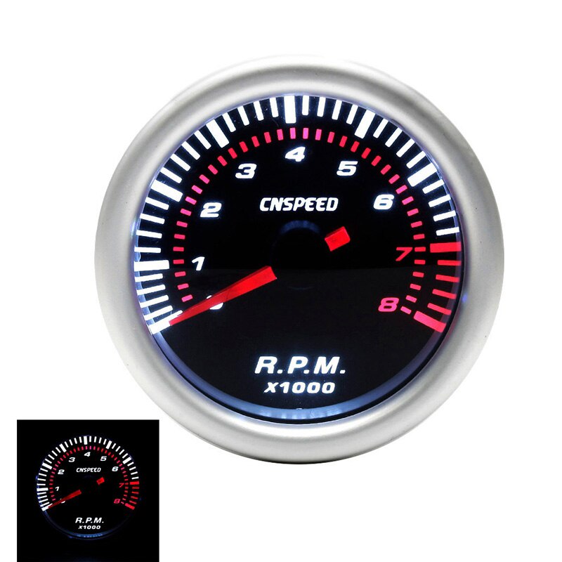 CNSPEED 2Inch 52mm Auto Car Tachometer Tacho Gauge... – Grandado