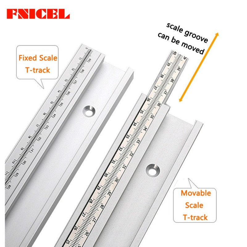 45 typ T Track Mit Skala Aluminium Legierung T-tra... – Vicedeal