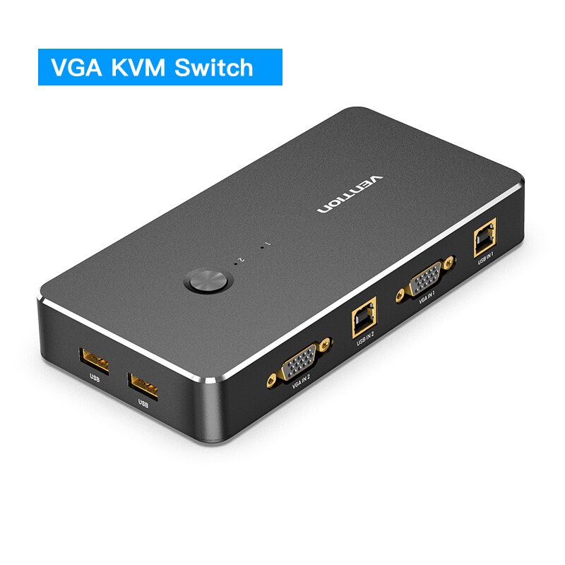 Vention HDMI KVM Switcher 4K/30Hz USB 2.0 Switcher... – Vicedeal