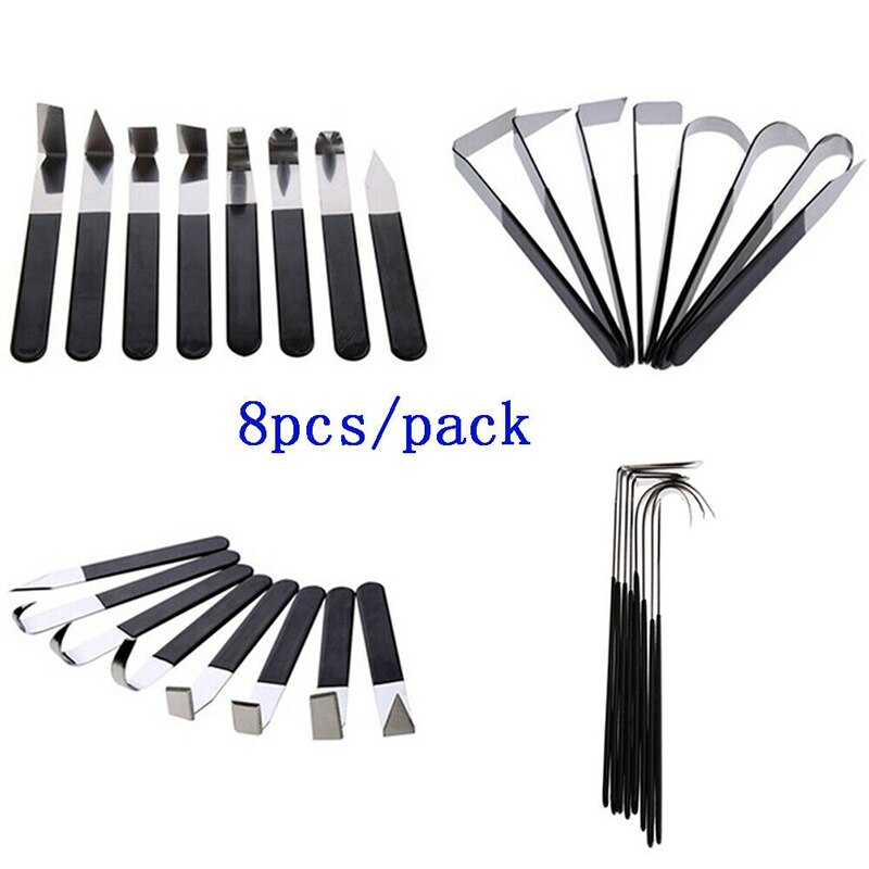 8pcs/set Stainless Steel Sculpture Hand Tools Mult... – Grandado