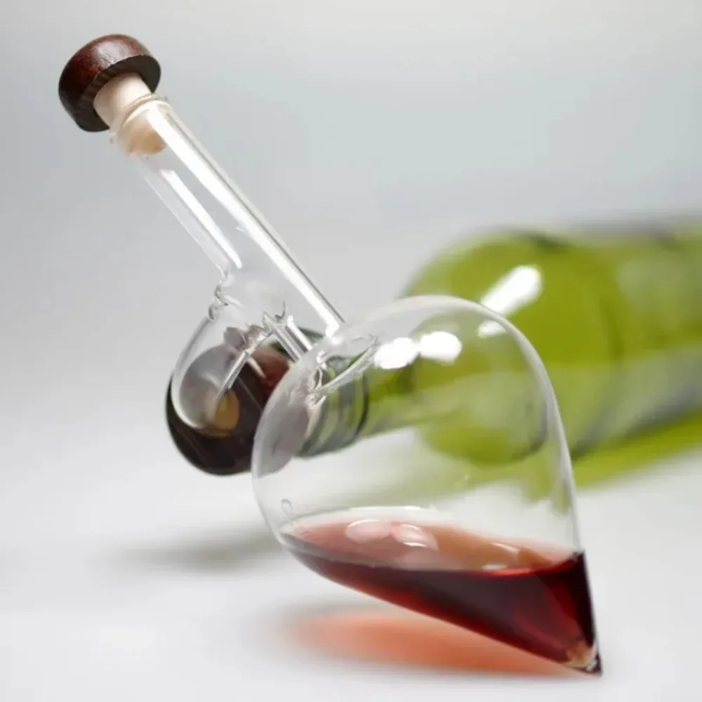 Glass Wine Aerator, Peach Shape Red Wine Bottle Po... – Grandado