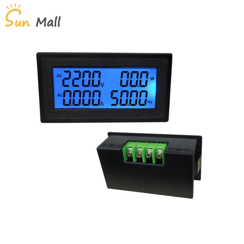 20A Multi-function Digital AC Voltmeter Ammeter/Po... – Grandado