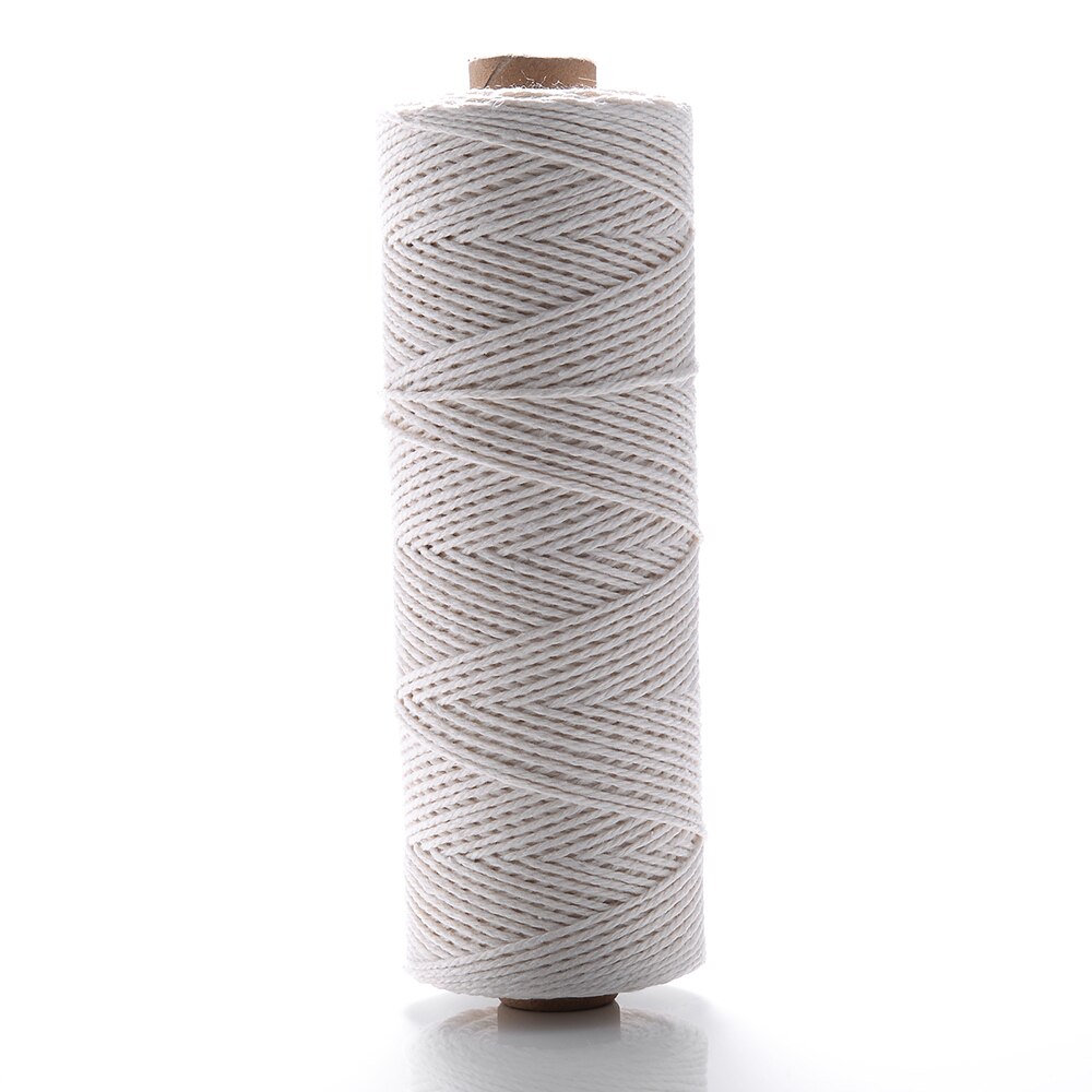 1 2 3 4 5 6mm Natural Cotton Twisted Rope Macrame ... – Grandado