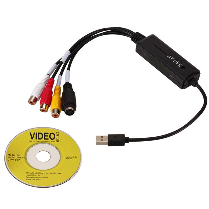 USB 2.0 Easycap Audio Video Capture Card Adapter V... – Grandado