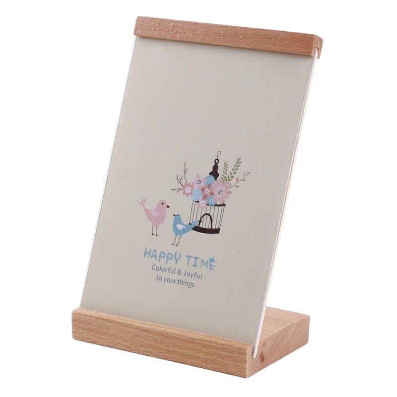 Nordic Eenvoudige Houten Frame 5/6 Inch Hout Kleur... – Vicedeal