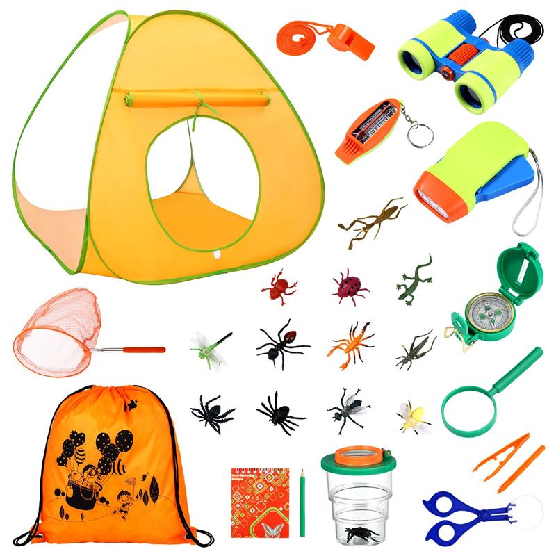 1 Kids Camping Set Outdoor Adventure Tools Kit Nat... – Grandado