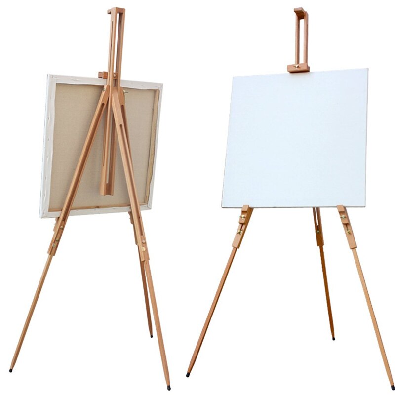 Adjustable Artist Easel Stand Solid Beech Wood Por... – Grandado