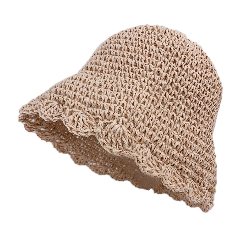 Lady Sun Hat Nylon Straw Plaiting Beach Cap Outdoo... – Vicedeal