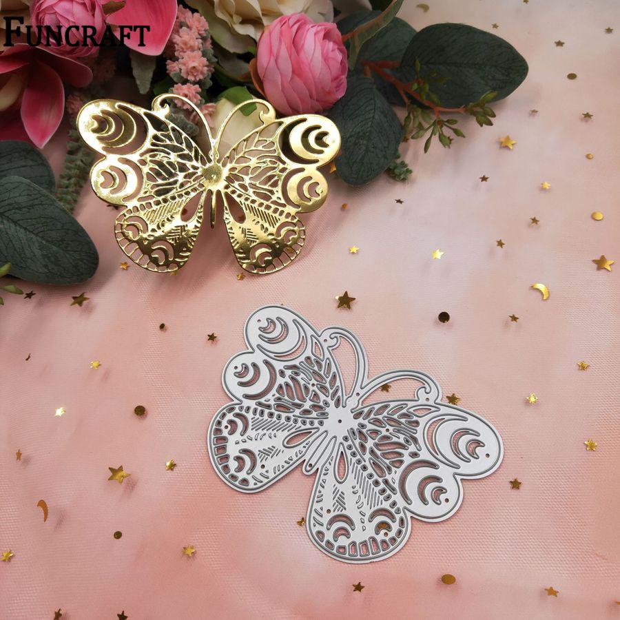 Cute Butterfly Embossing Metal Cutting Dies Alinac... – Grandado