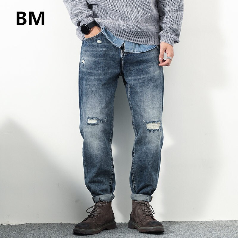 Japanese Streetwear Ripped Jeans Harajuku Cargo Pa... – Vicedeal