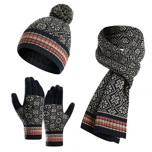 Vrouw Winter Hoeden Mode Warme Vintage Patroon Acr... – Grandado