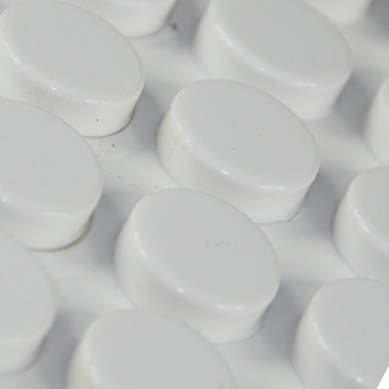 36pcs 14mm*5mm white self adhesive soft anti slip ... – Grandado