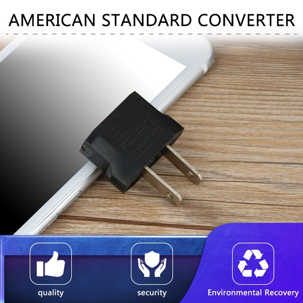 Universal EU To US AC Power Plug Adapter Adaptor T... – Grandado