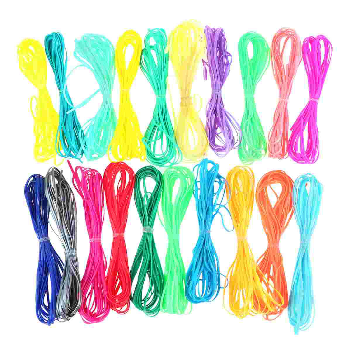 20pcs DIY Braided Ropes PVC Colorful Multipurpose ... – Vicedeal