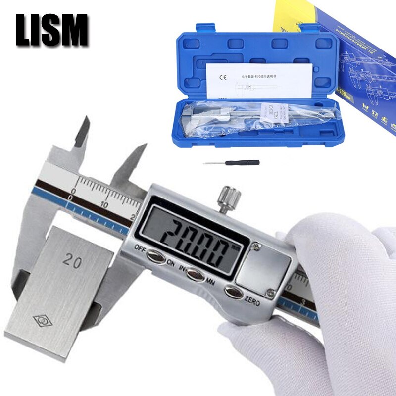 100/150/200/300Mm Roestvrij Staal Digitale Schuifm... – Vicedeal