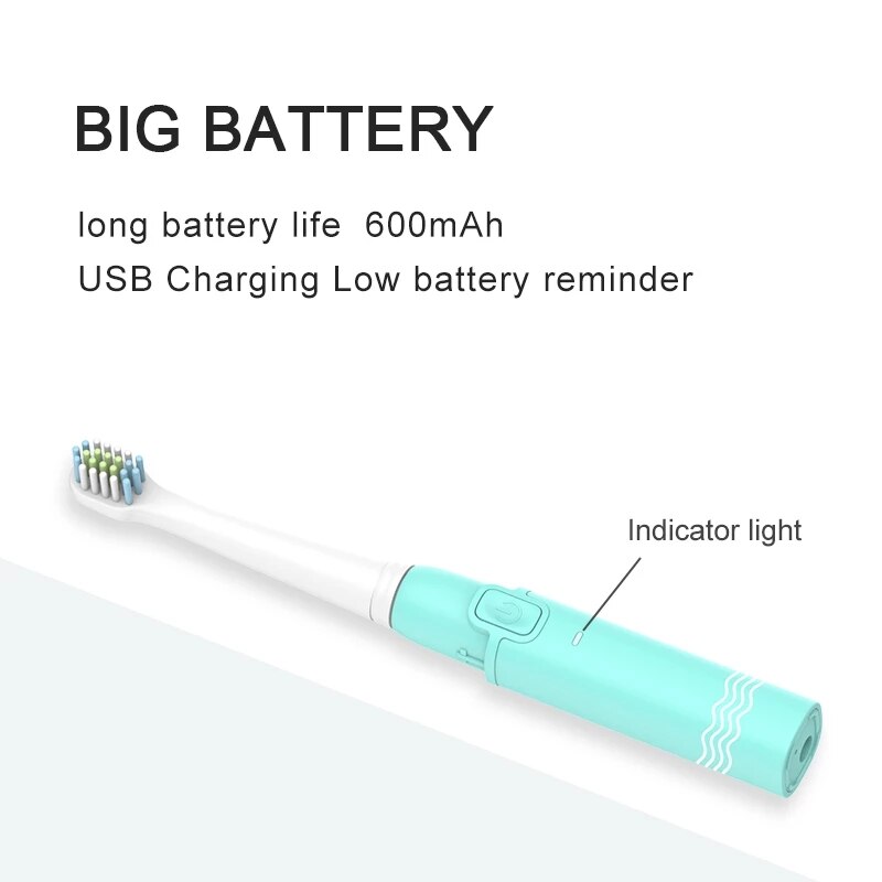 SEAGO EK9 USB Kids Electric Toothbrush Cute Soft F... – Grandado