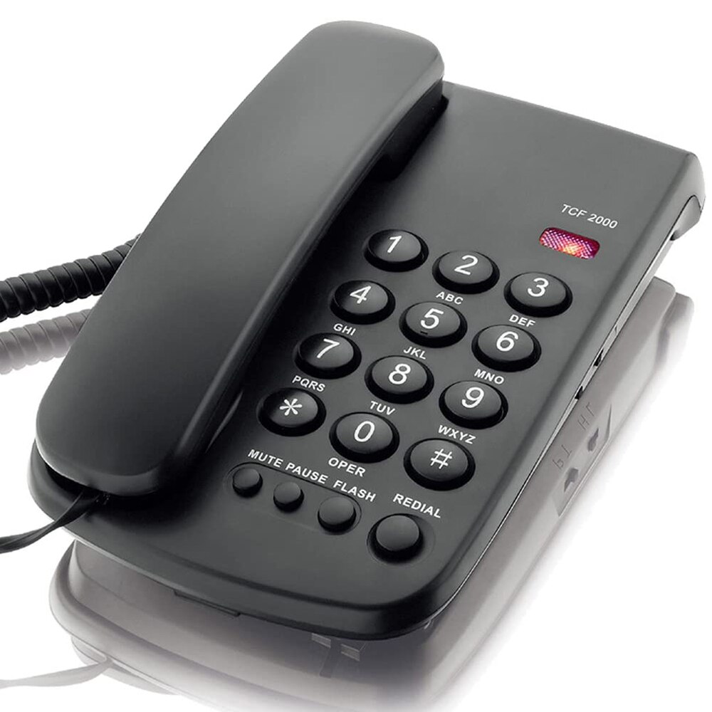 KerLiTar P41 Basic Corded Phone with Redial Mute F... – Grandado