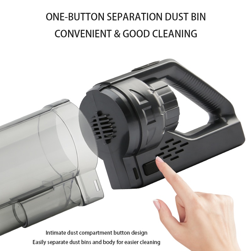 360 Degrees Handheld Vacuum Cordless Powerful Cycl... – Grandado